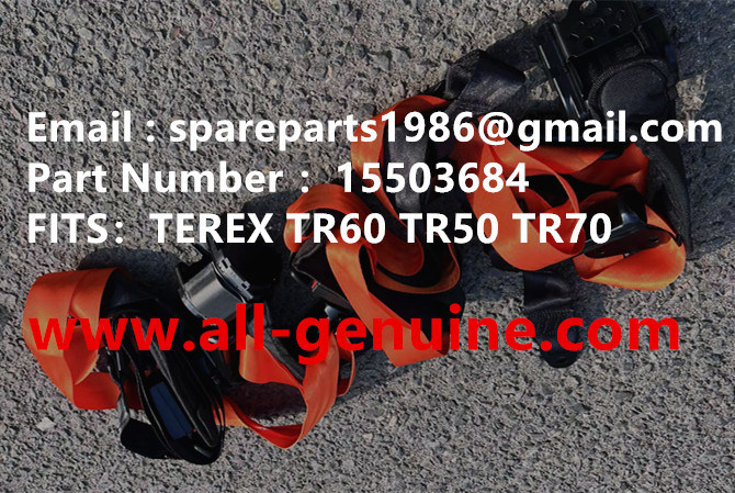 15503684 SAFETY BELT TEREX DUMP TRUCK TR35 TR50 TR60 TR100 CUMMINS ...