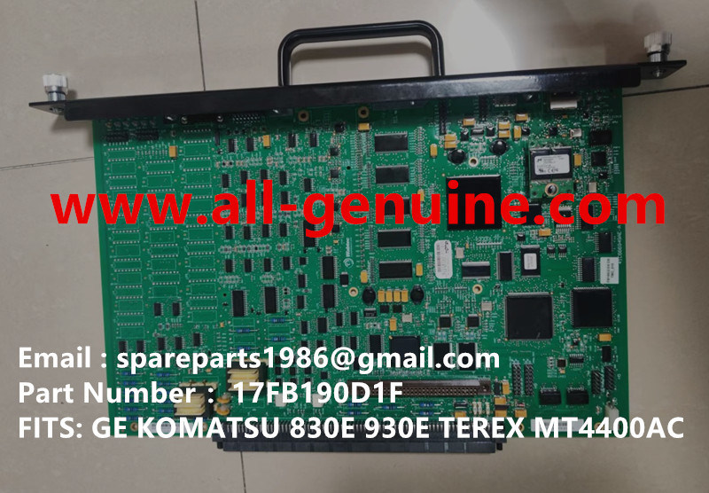 17FB190D1F CARD KOMATSU GE TEREX UNIT RIG BUCYRUS MT4400AC MT5500 ...