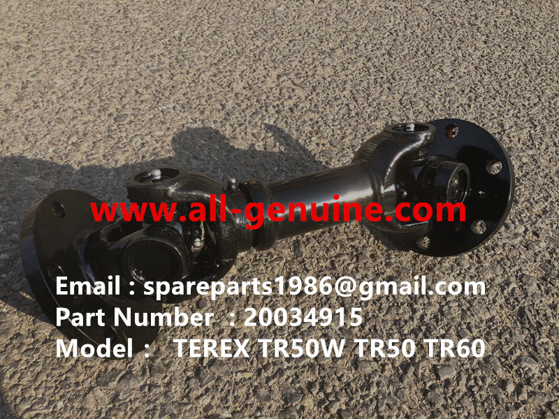 20034915 SHAFT TEREX NHL DUMP TRUCK TR35 TR50 TR60 TR100 CUMMINS ...