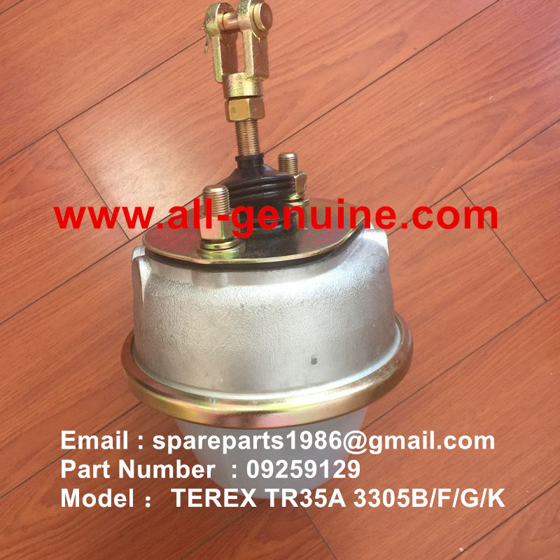 09259129 BRAKE CHAMBER TEREX NHL UNIT RIG CUMMINS ALLISON TR35A 3303 ...