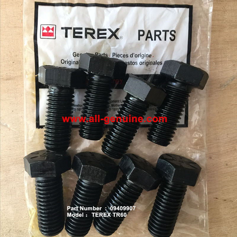 TEREX 09409907 BOLT NHL DUMP TRUCK MINING QUARRY TR45 TR50 TR60 TR70
