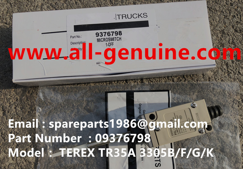 TEREX 09376798 SWITCH NHL DUMP TRUCK TR35 TR50 TR60 TR100 3305B 3305F ...