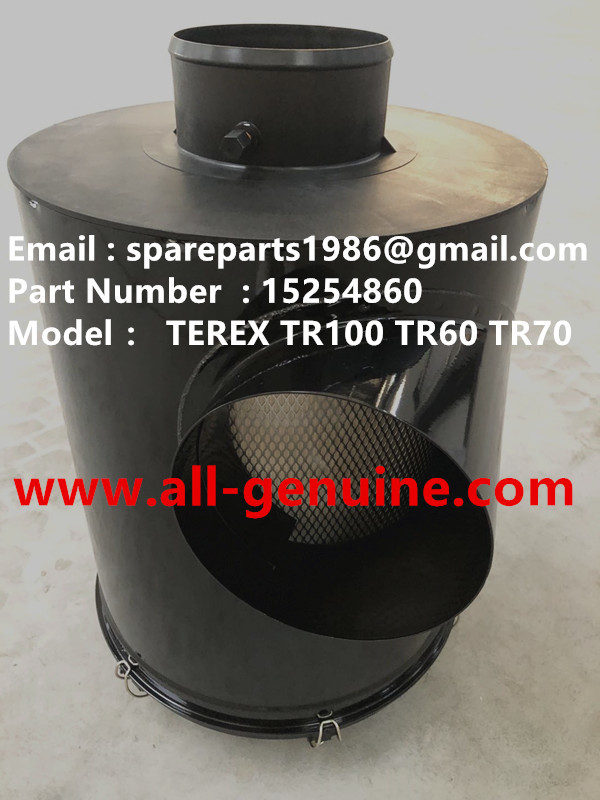15254860 AIR CLEANER TEREX NHL DUMP TRUCK TR35 TR50 TR60 TR100 CUMMINS ...