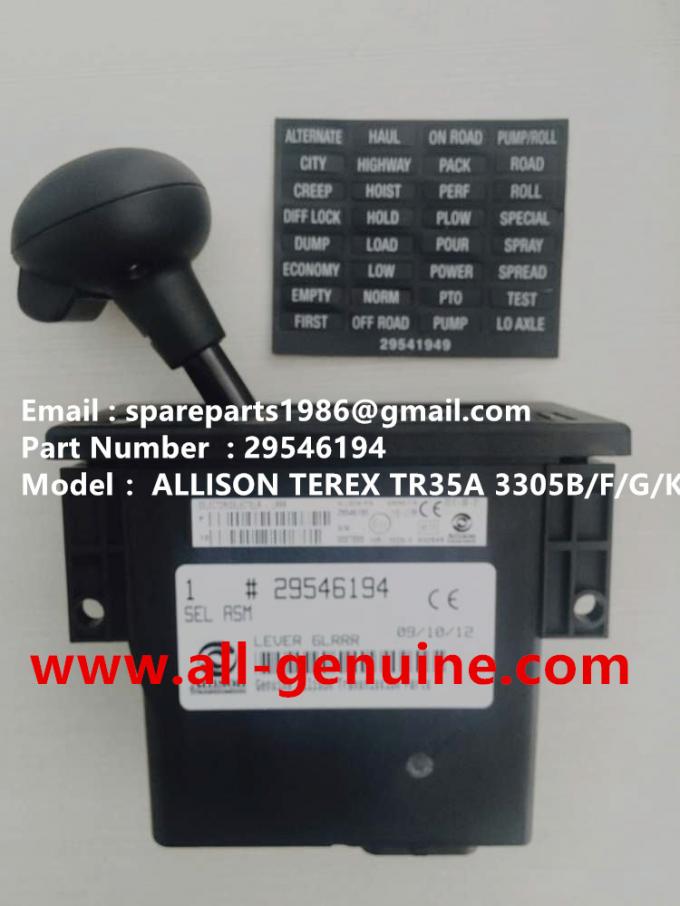 29546194 SELECTOR ALLISON TRANSMISSION TR100 MT4400 UNIT RIG DUMP TRUCK